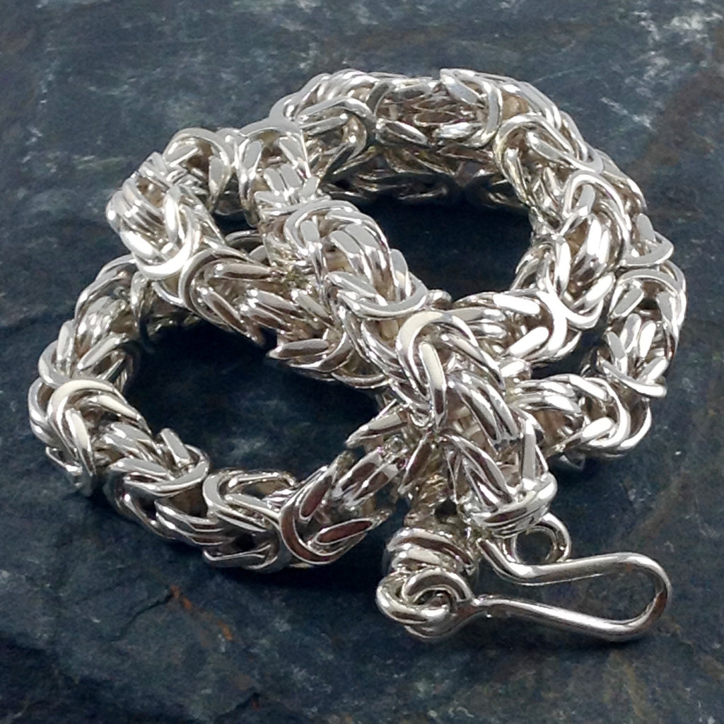 Custom Made Bespoke Kings Pattern Chain – Trevor Davis Jewellery